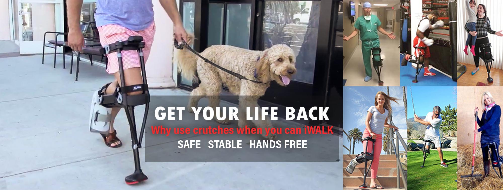 iWALKFree Hands Free Crutch – iWALKFreeCA